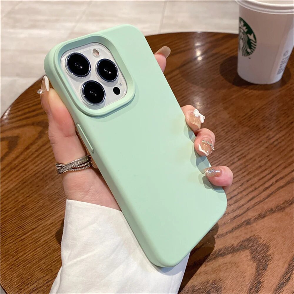 Чехол для iPhone 15 Green, силикон