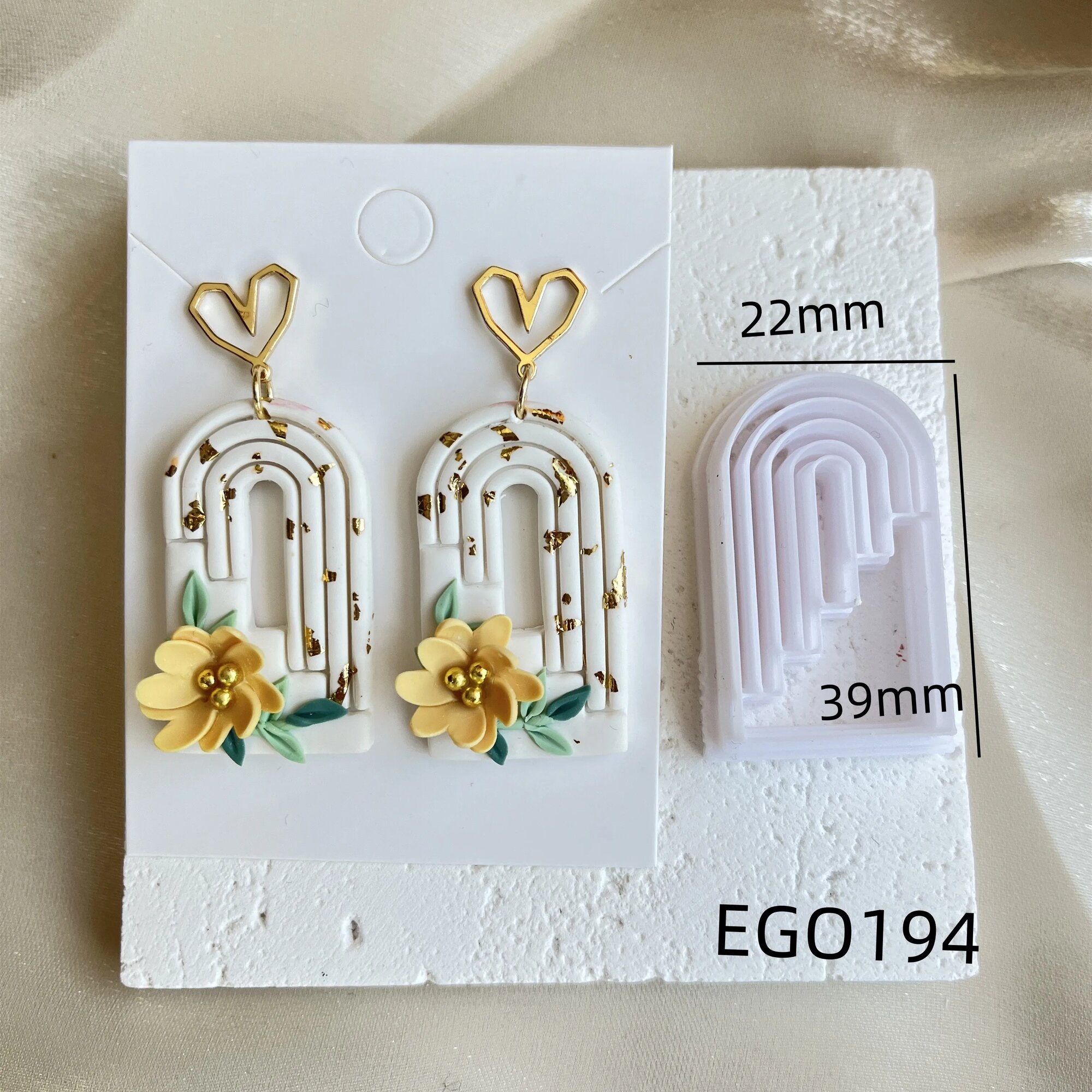 Формы для полимертной глины EGO194, 39мм
