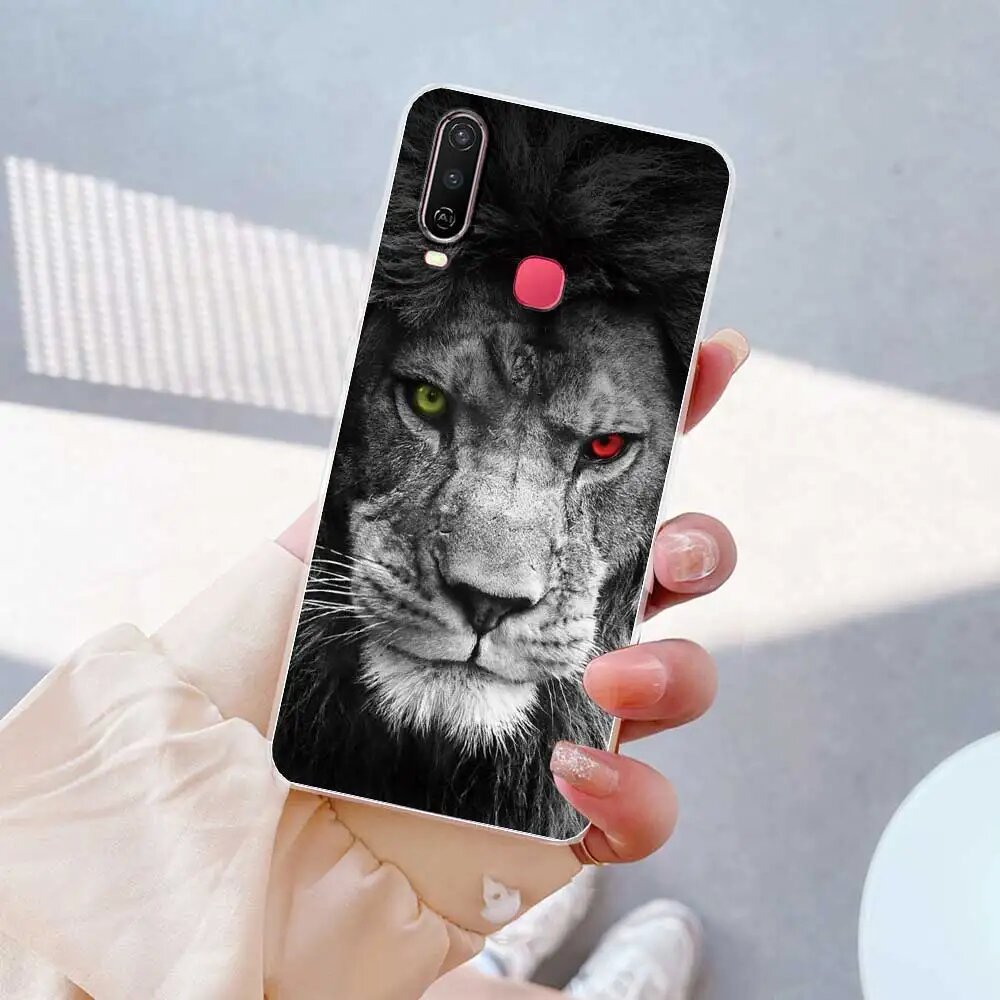 Чехол для Vivo 1904 Marble Clear, мягкий силиконовый чехол для телефона Vivo 1985, задняя крышка для Vivo 1984, чехол Funda Coque