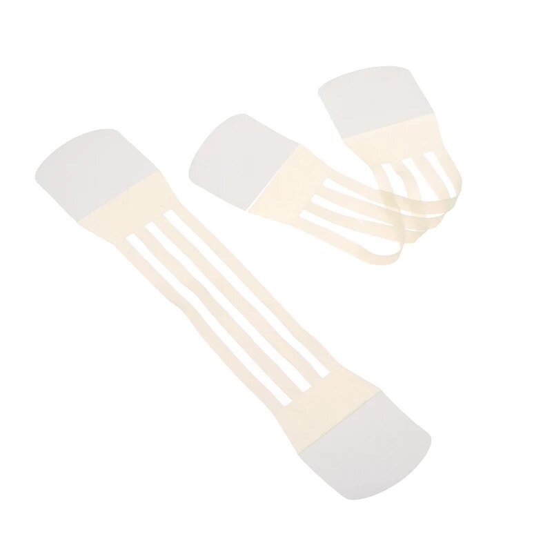 Невидимая повязка для подтяжки шеи, 4 шт, с 20 подъемными пластырями для шеи, морщин, зеленая лента для подтяжки лица