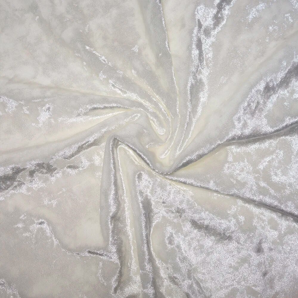 Эластичная золотая бархатная ткань Amyries 160 см Белый, 50CMX160CM, OffWhite-13