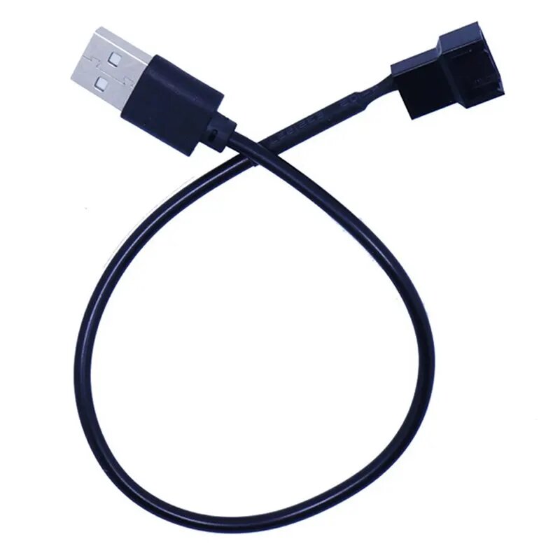 USB кабель питания для вентилятора 3/4 pin 5V 30см 4pin