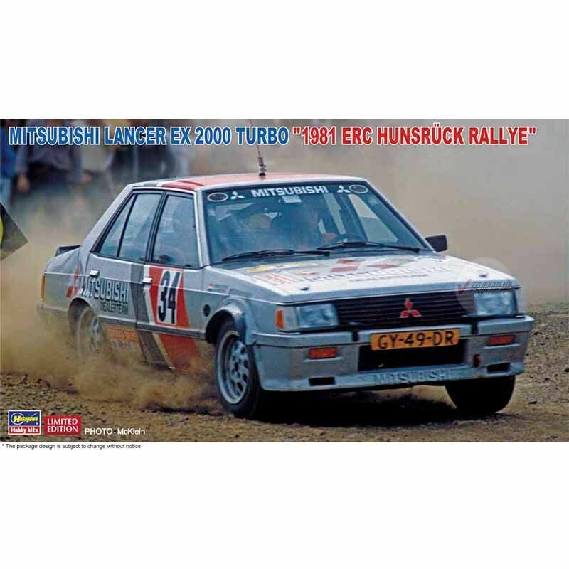 Сборная модель Машинка Hasegawa-20526C 1/24 Mitsubishi Lancer ex 2000 Turbo 1981 erc model kit