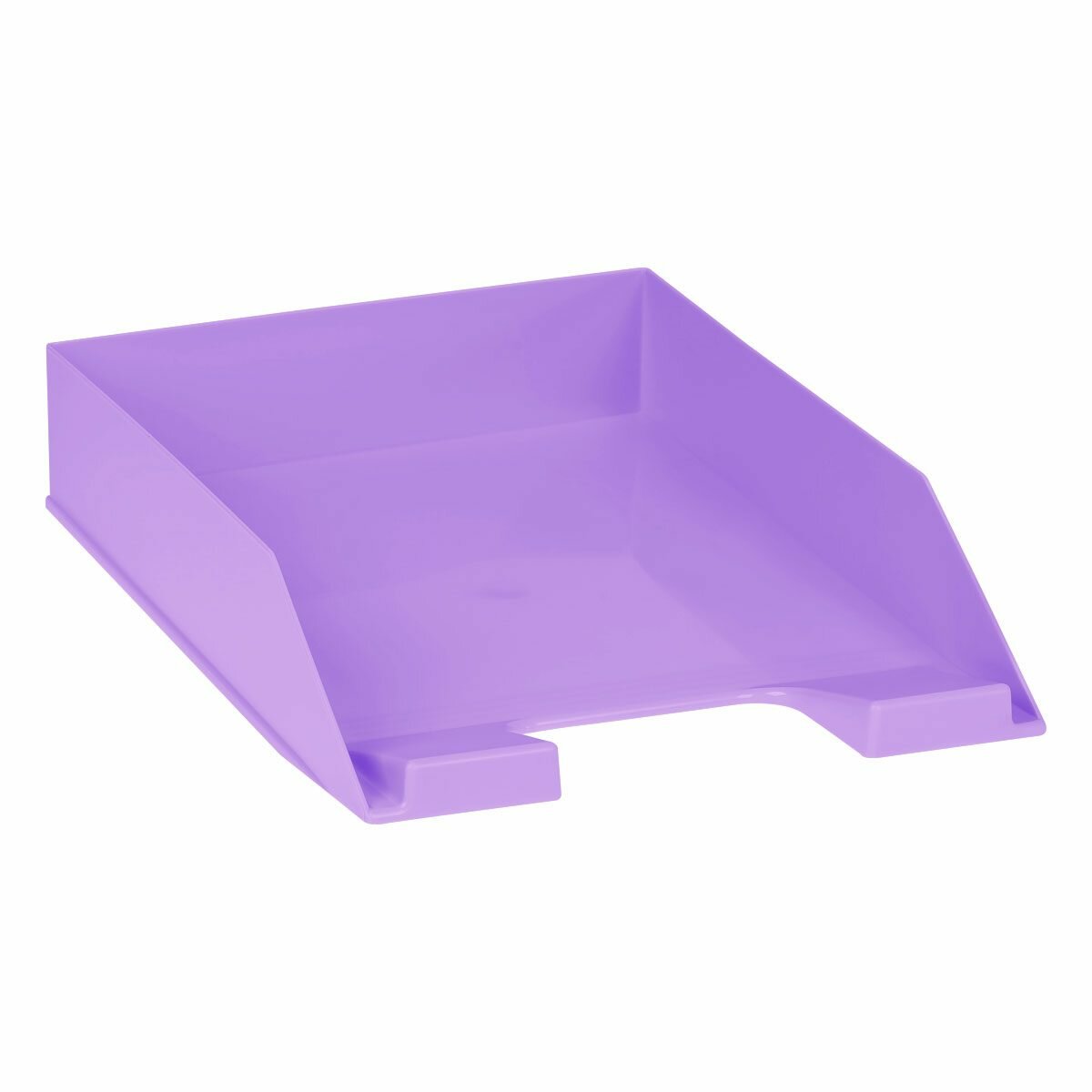 Лоток для бумаг горизонтальный Стамм "Фаворит", фиолетовый (ЛТГ-31281), 6шт.