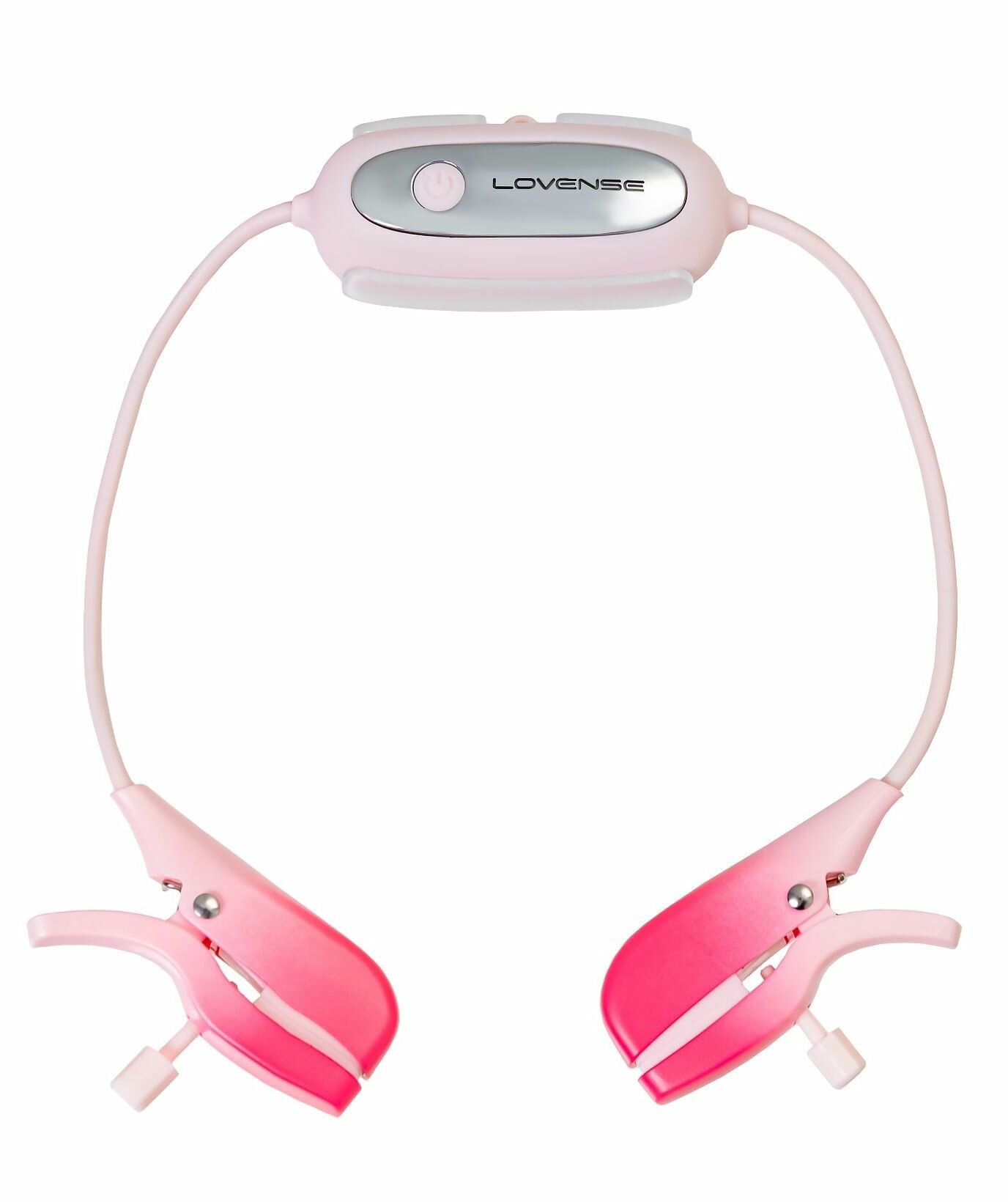 Виброзажимы для сосков Gemini. Цвет - розовый. Производитель - Lovense