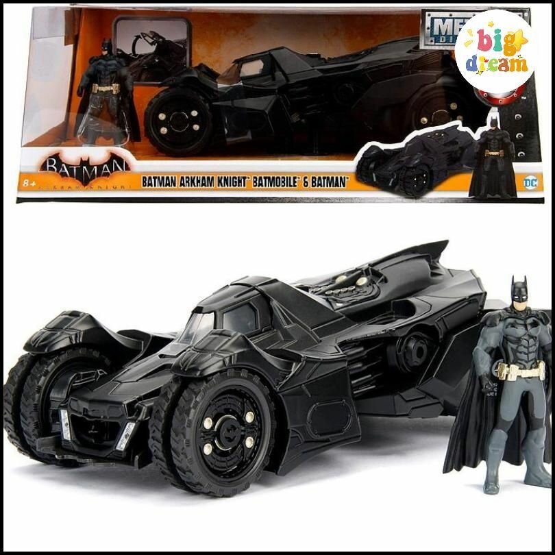 Модель колесницы DC/Batman, колесница рыцаря Аркхэма 2015 года, легкосплавная модель автомобиля, 1:24-Big Dream -hj