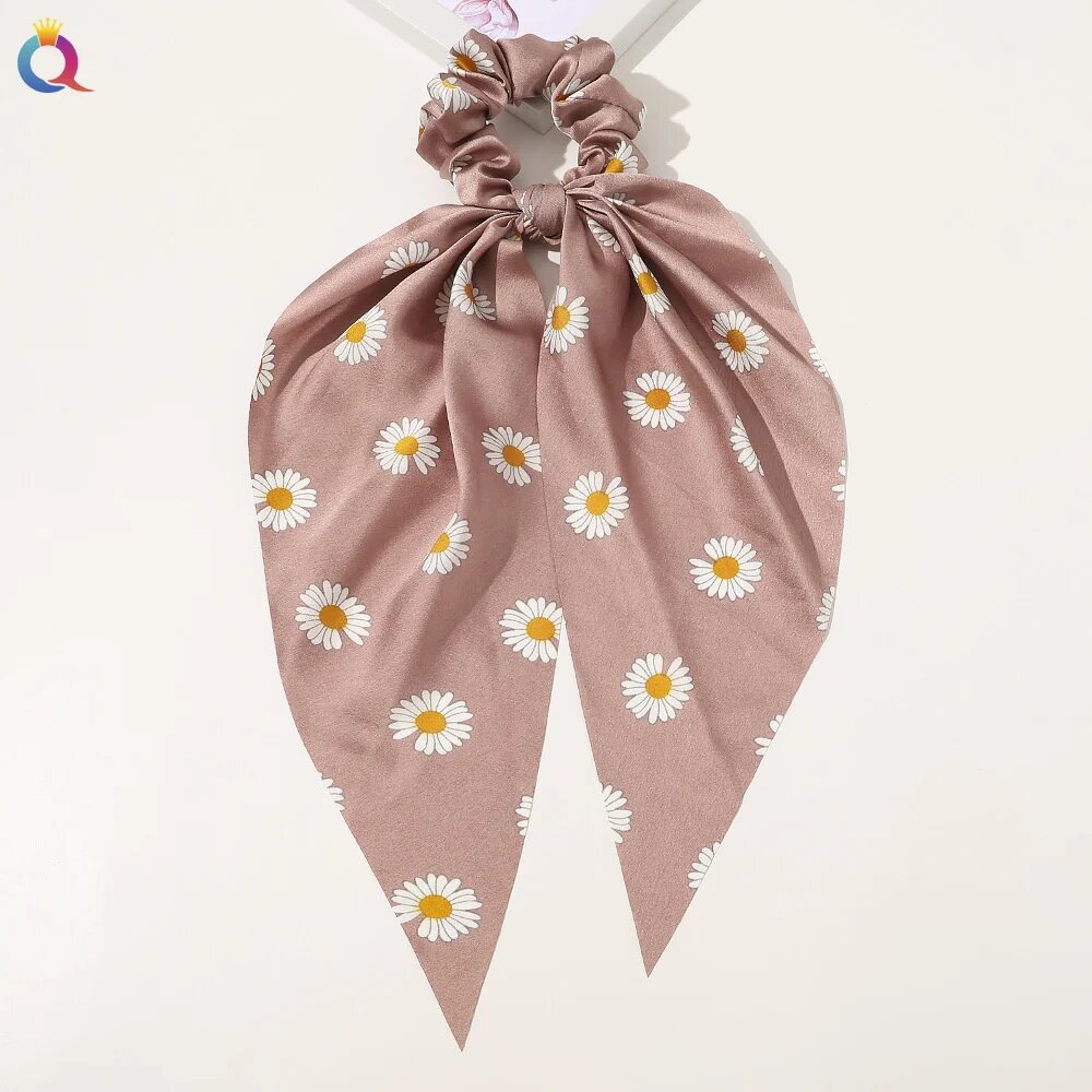 Резинка для волос с платком в цвету Style-38