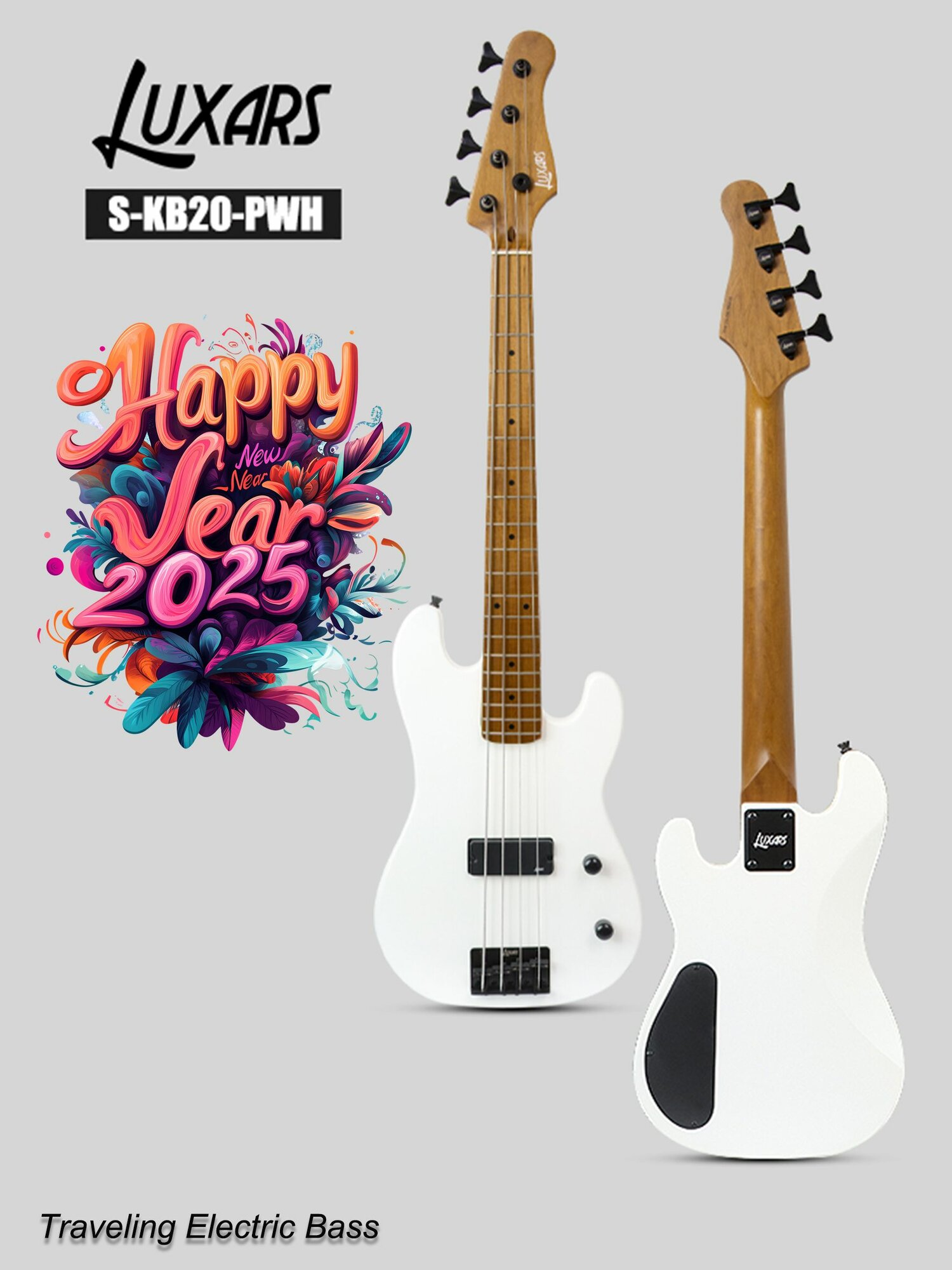Luxars Бас-гитара S-kb20 4-струнная