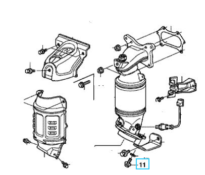 Болт, специальный, 10X22 (Оригинал)