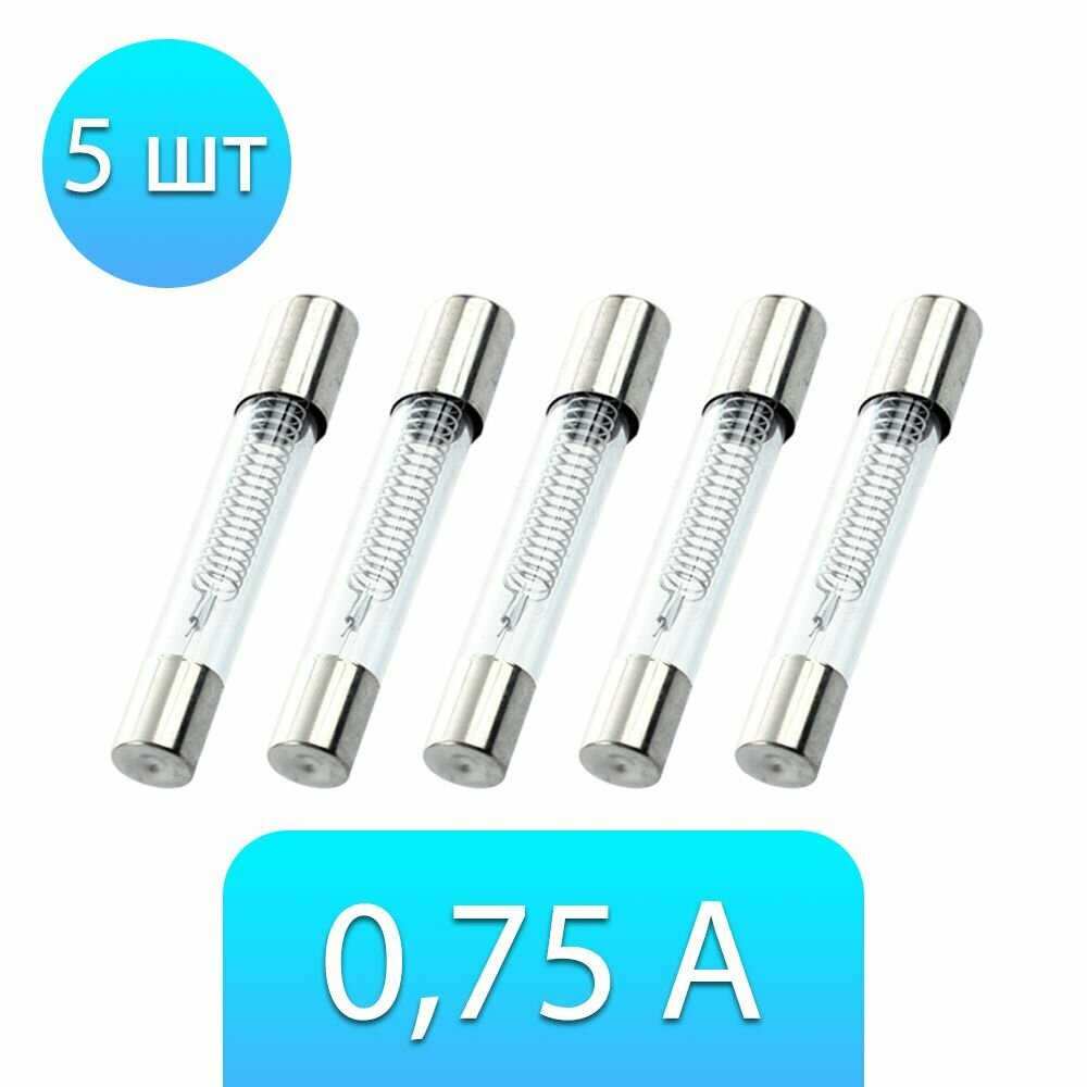 Предохранитель 0.75A для СВЧ, 5 штук