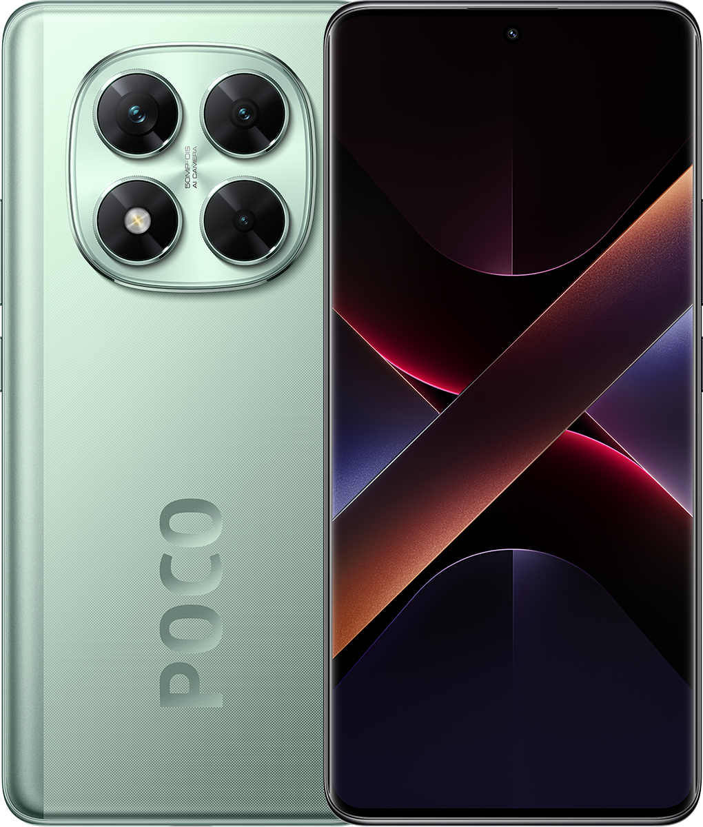 Смартфон POCO X7, NFC , 5G, Глобальная версия , Dimensity 7300-Ultra, 45W , 12/512 ГБ , Зелёный