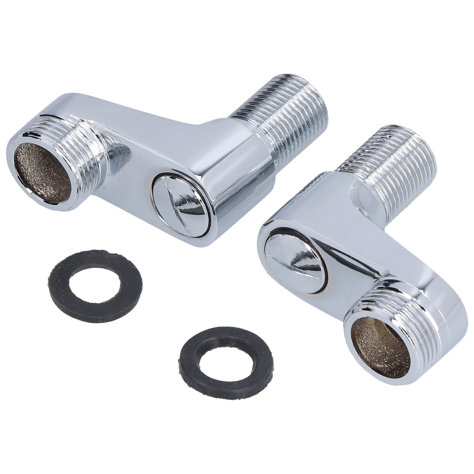 Переходник для душевого смесителя G1/2 на G3/4, соединитель с поворотным рычагом для труб холодной и горячей воды, стационарный аксессуар для ванной комнаты.