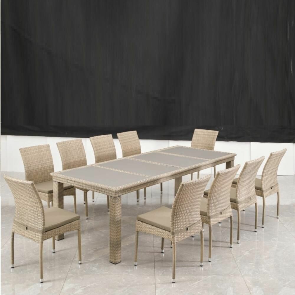 Комплект мебели 10+1T438/Y380C-W85 Latte 10PCS (Afina Garden)