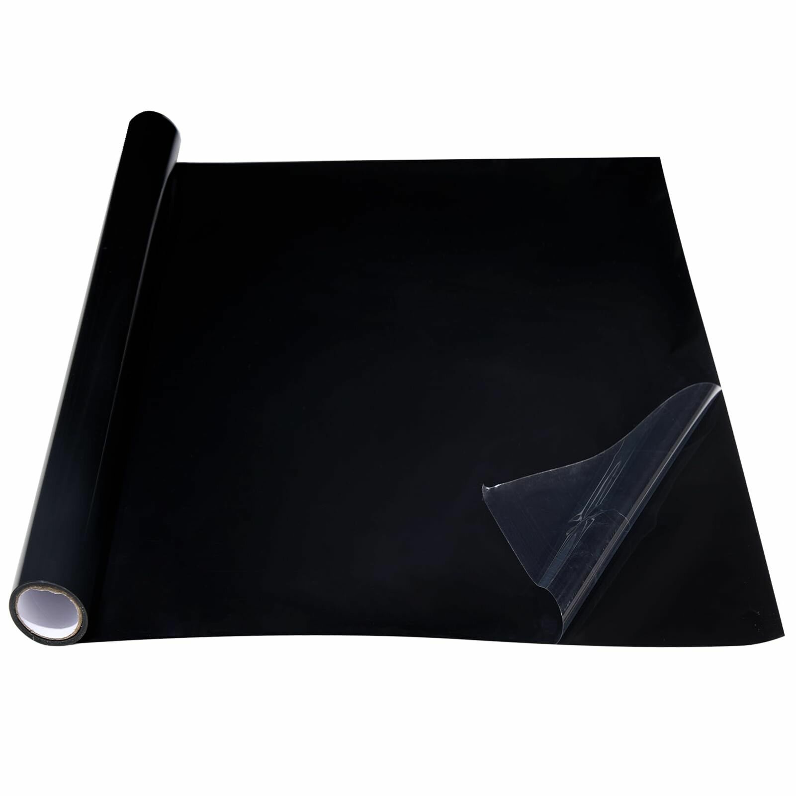 Фон для аквариума и террариума, 200х40 см, односторонний, "Черный"