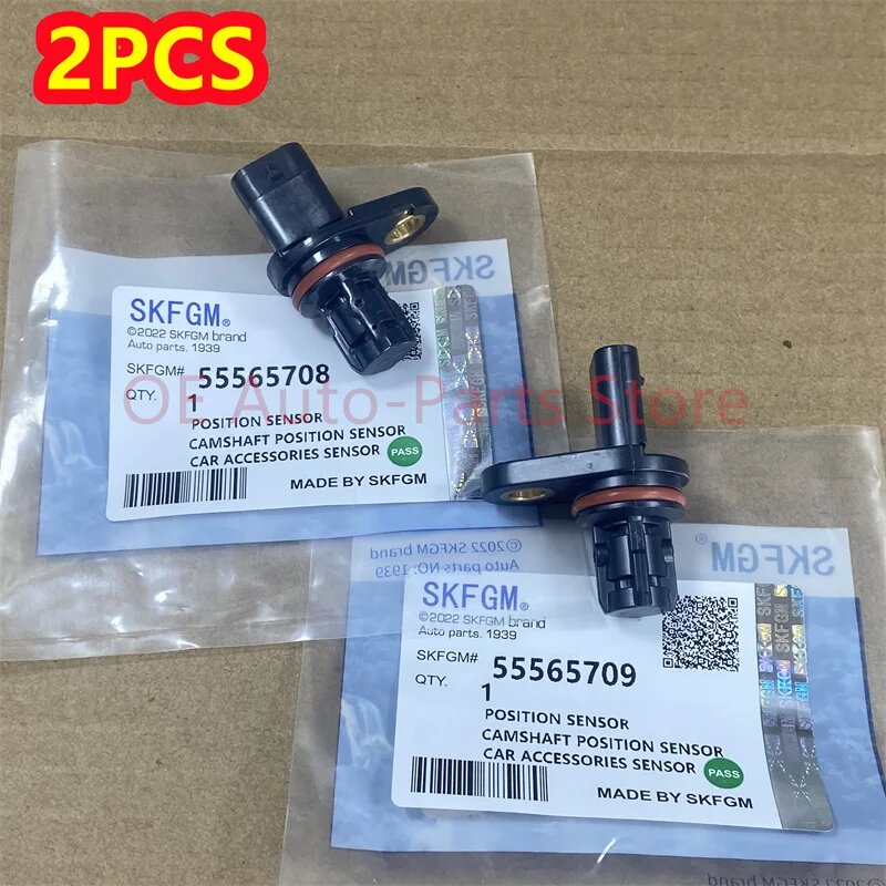2 шт. датчик положения распределительного вала для Chevrolet Aveo Cruze Trax Sonic Pontiac G3 Opel Vauxhall Astra Mokka Zafira 55565708 55565709