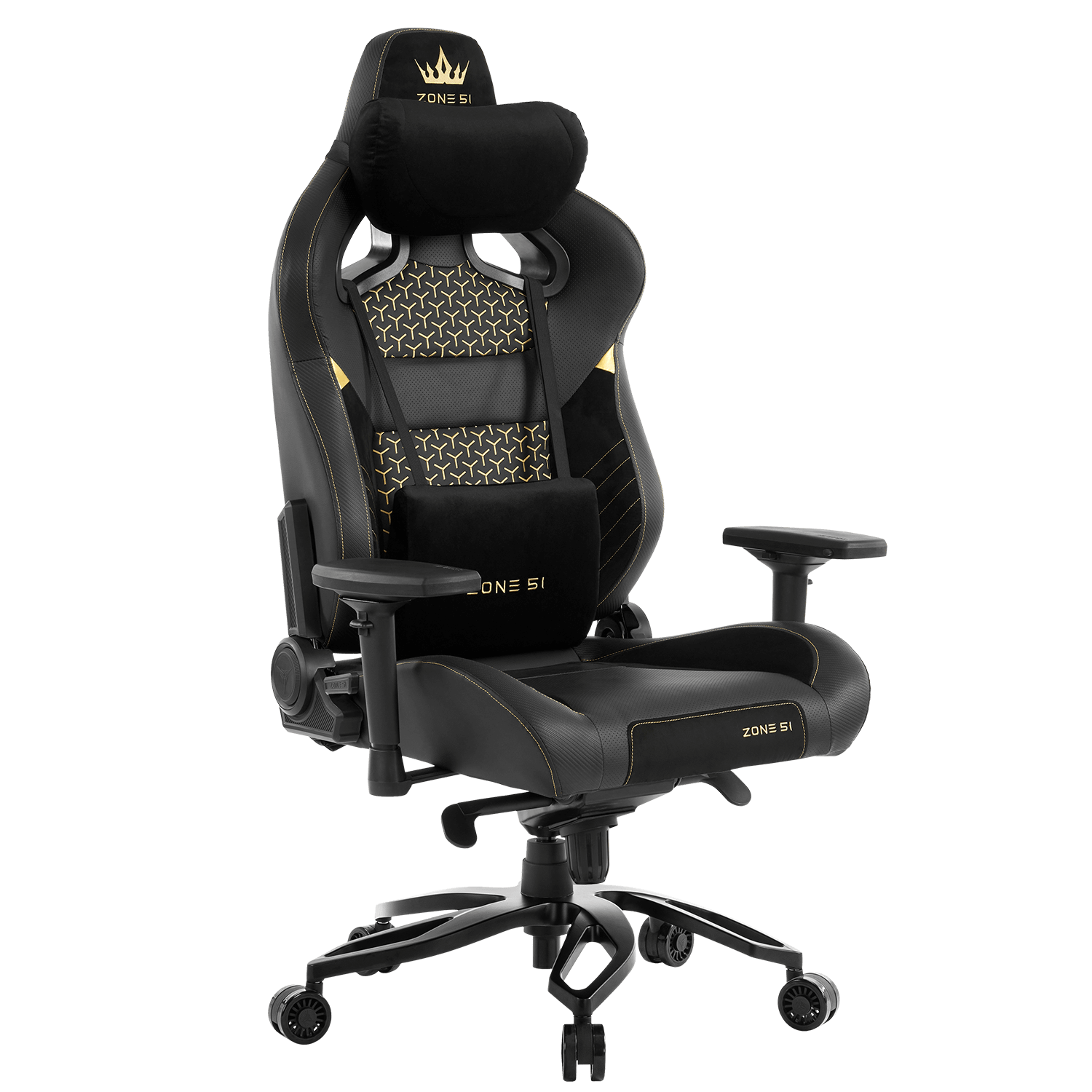 Кресло компьютерное игровое ZONE 51 Imperial Royal, экокожа