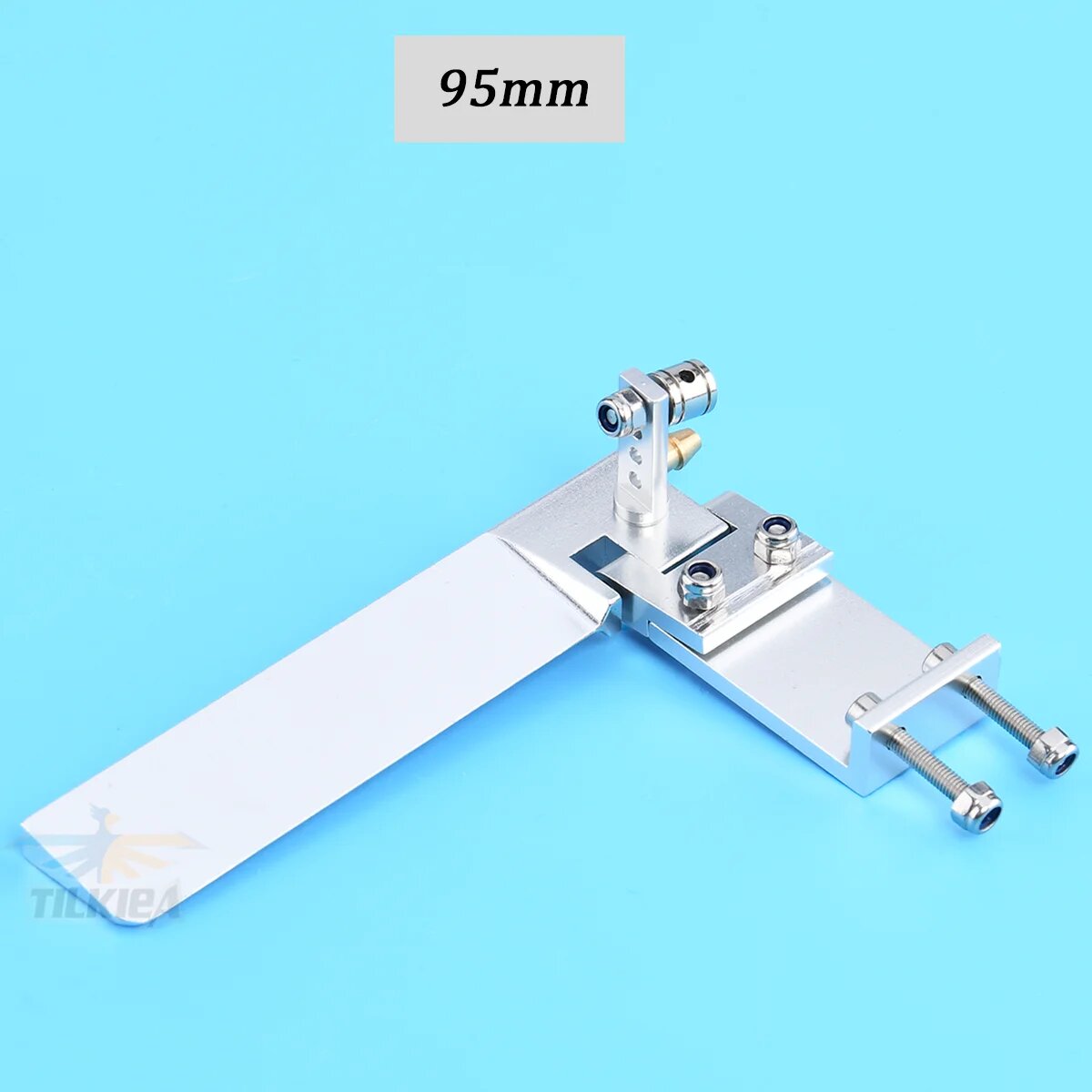 TILKIEA Руль для радиоуправляемой лодки 75/95 мм Белый, 1pc Sliver 95mm