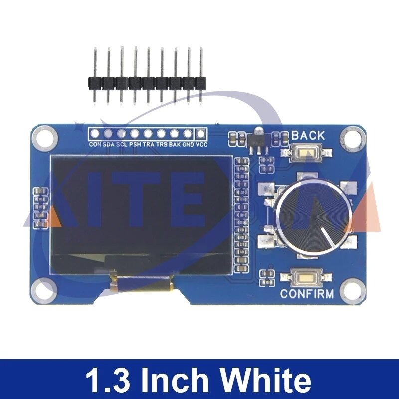 Модуль OLED дисплей с энкодером EC11 для Arduino 1.3 Inch