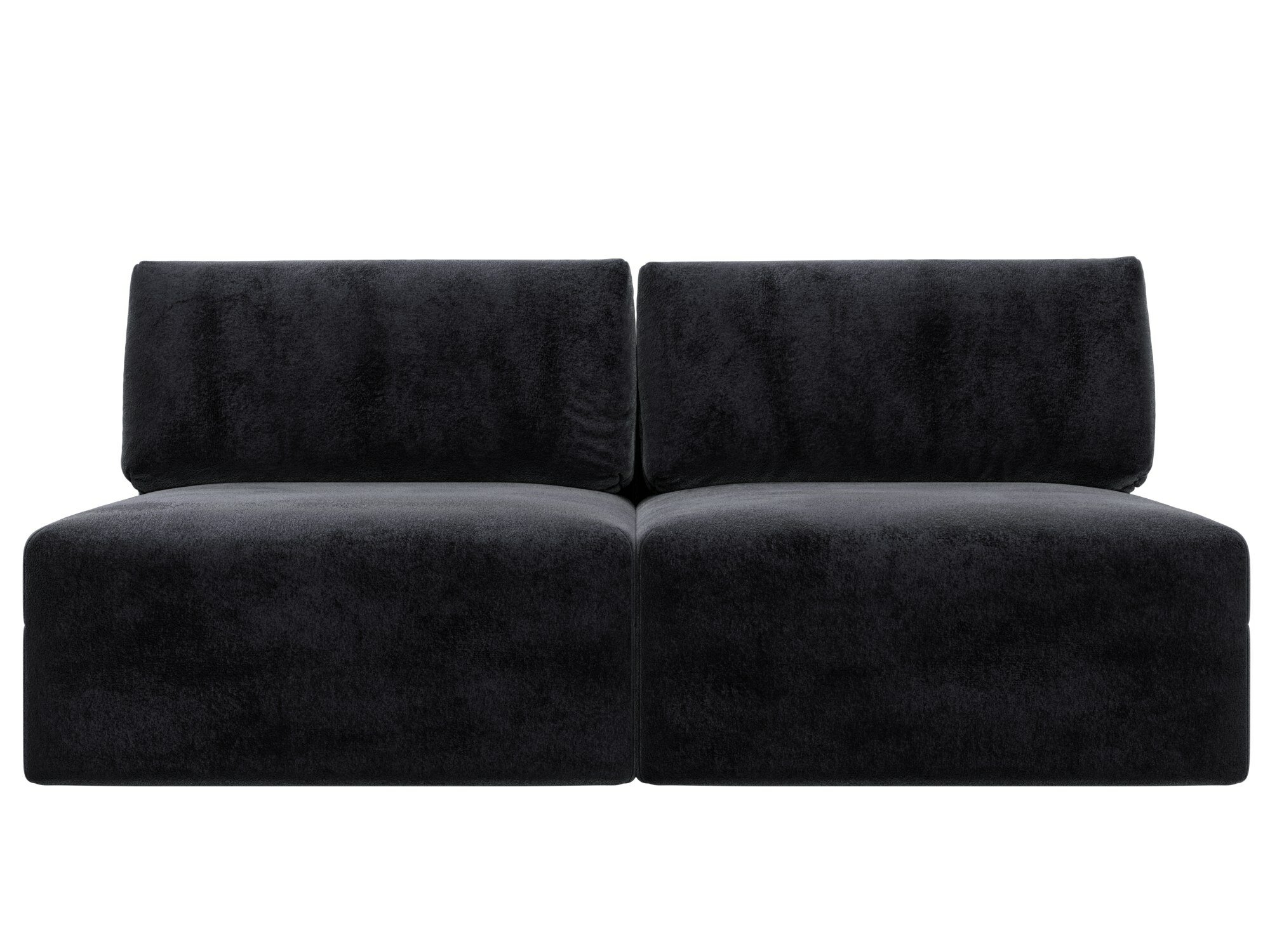 Диван прямой модульный Лига-060 НПБ, 4-местный, размер: 200х118х84, спальное место: 160х200, велюр, TOWER 11 темно-серый