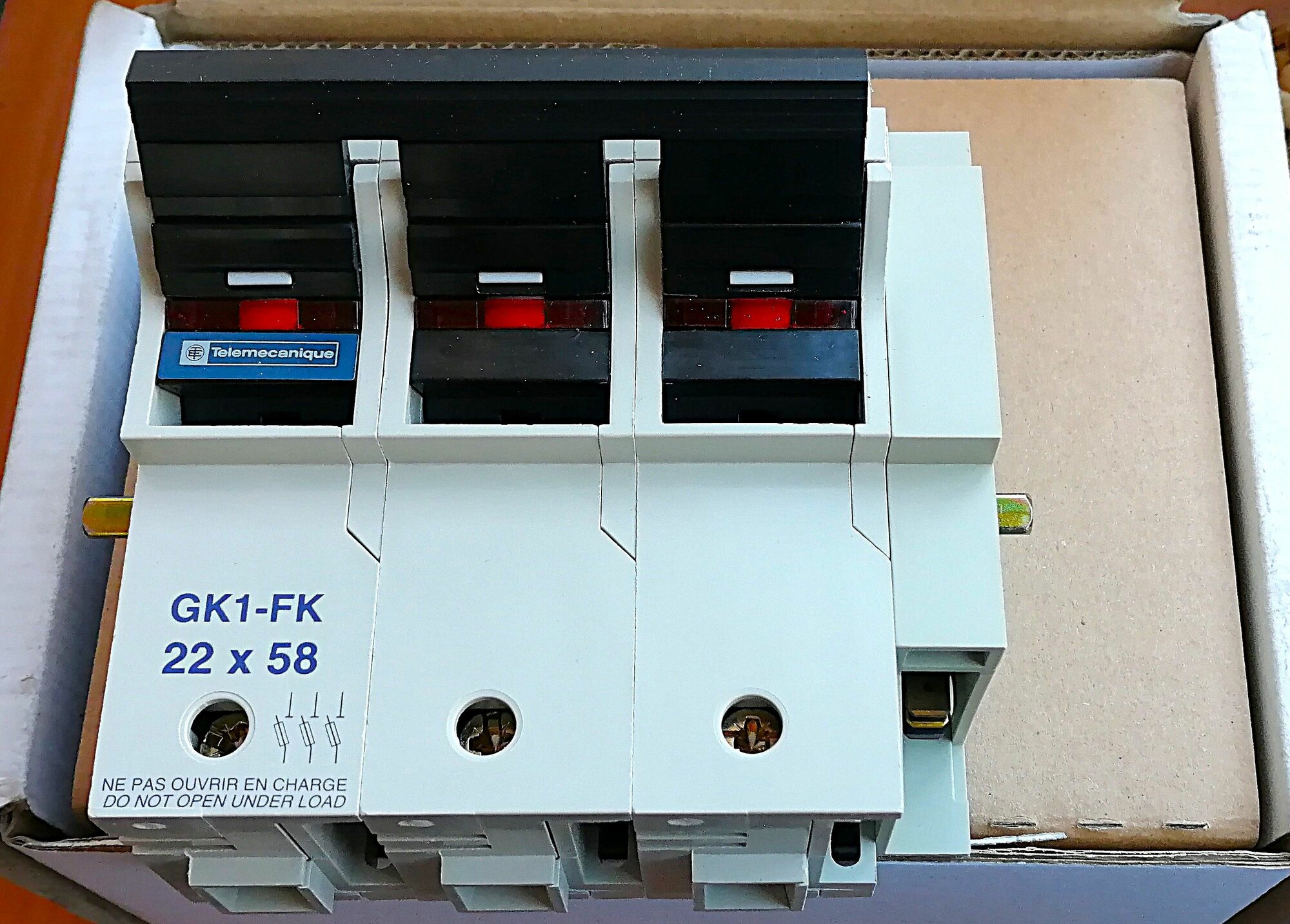 GK1FK разъединитель-предохранитель 125А,3Р, Telemecanique (Schneider).