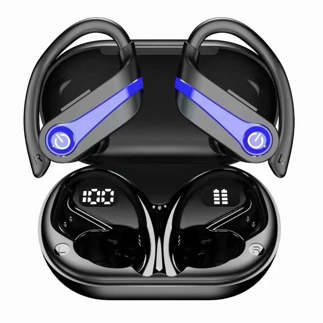TWS Спортивные наушники Bluetooth 5.3 Беспроводные наушники Водонепроницаемые HiFi стерео шумоподавление Наушники с микрофонами