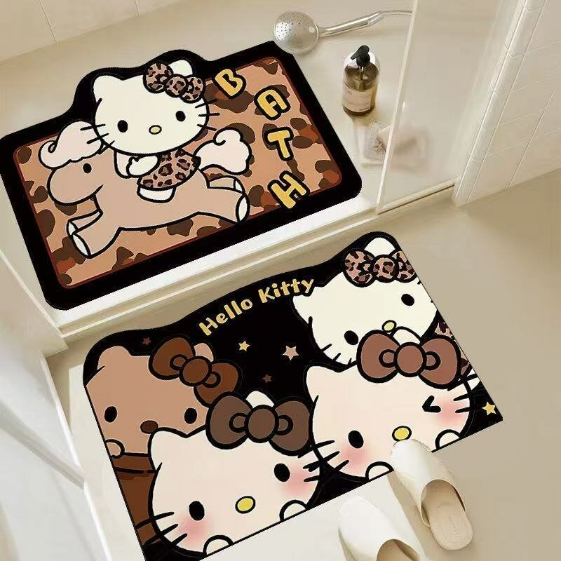 Ковер для ванной комнаты Hello Kitty, коврик для спальни, 40x60 см, две упаковки, стиль 6