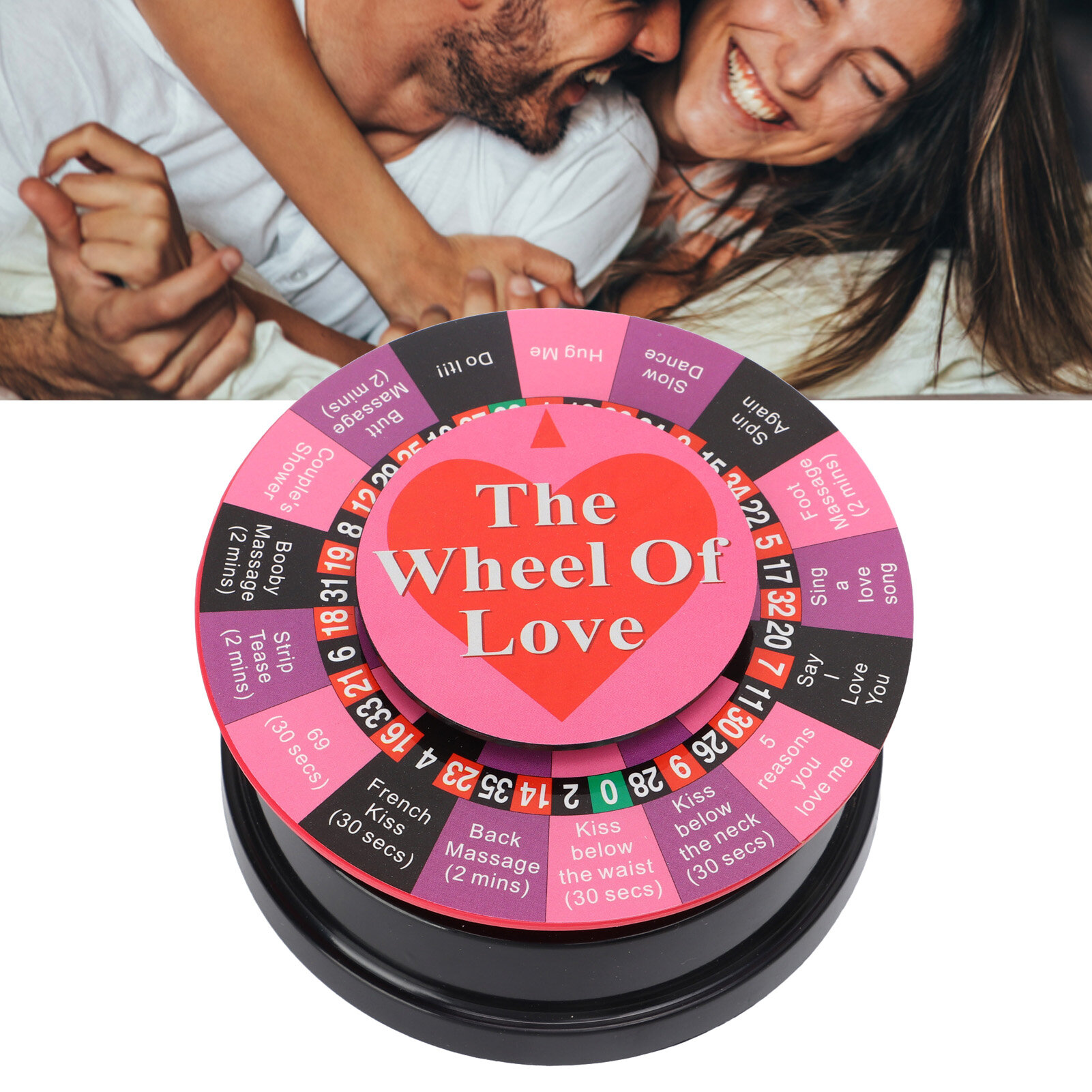 Колесо любви, забавная секс-игра с проигрывателем, портативная игра для вечеринки, подарочный набор, настольная игра для взрослых