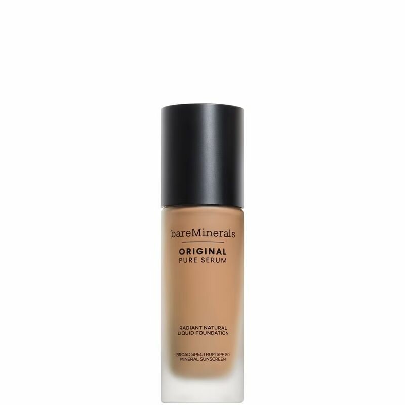BareMinerals Тональная основа Original Pure Serum Radiant Natural Liquid Foundation Mineral SPF20, 30 мл, Medium Neutral 3.5