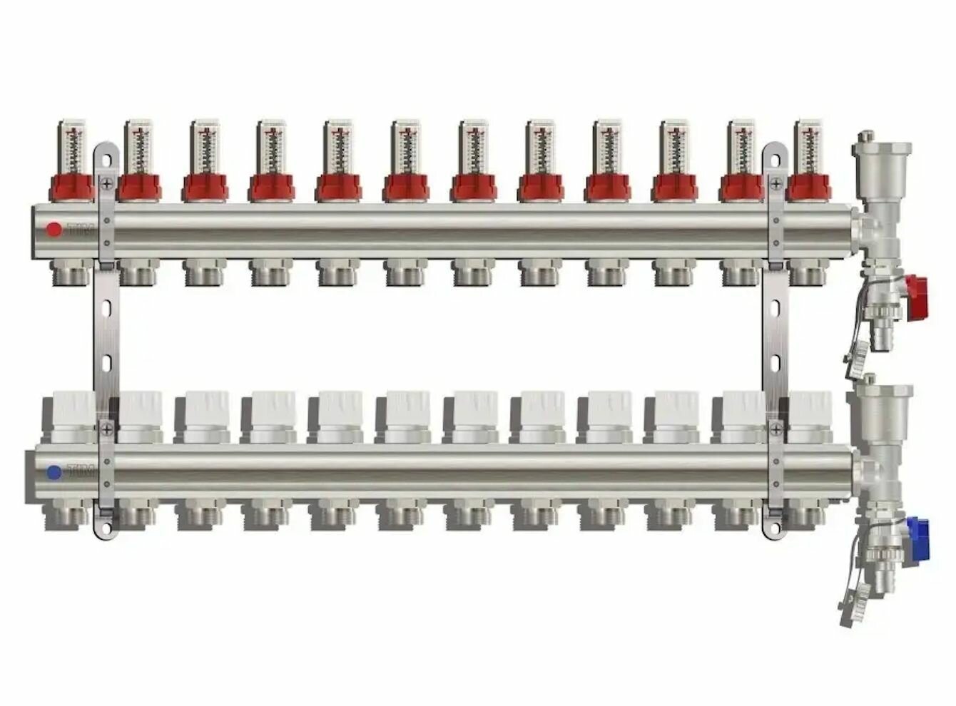 Распределительный коллектор на 12 контуров Tim KC012