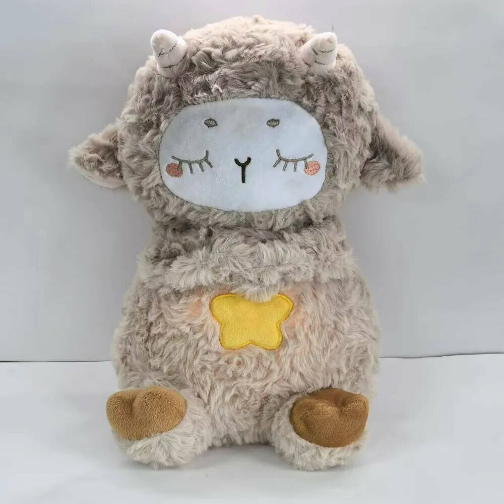 Игрушка для сна "Спящий Дышащий Зверек", плюш, коричневый, от 0 до 6 месяцев