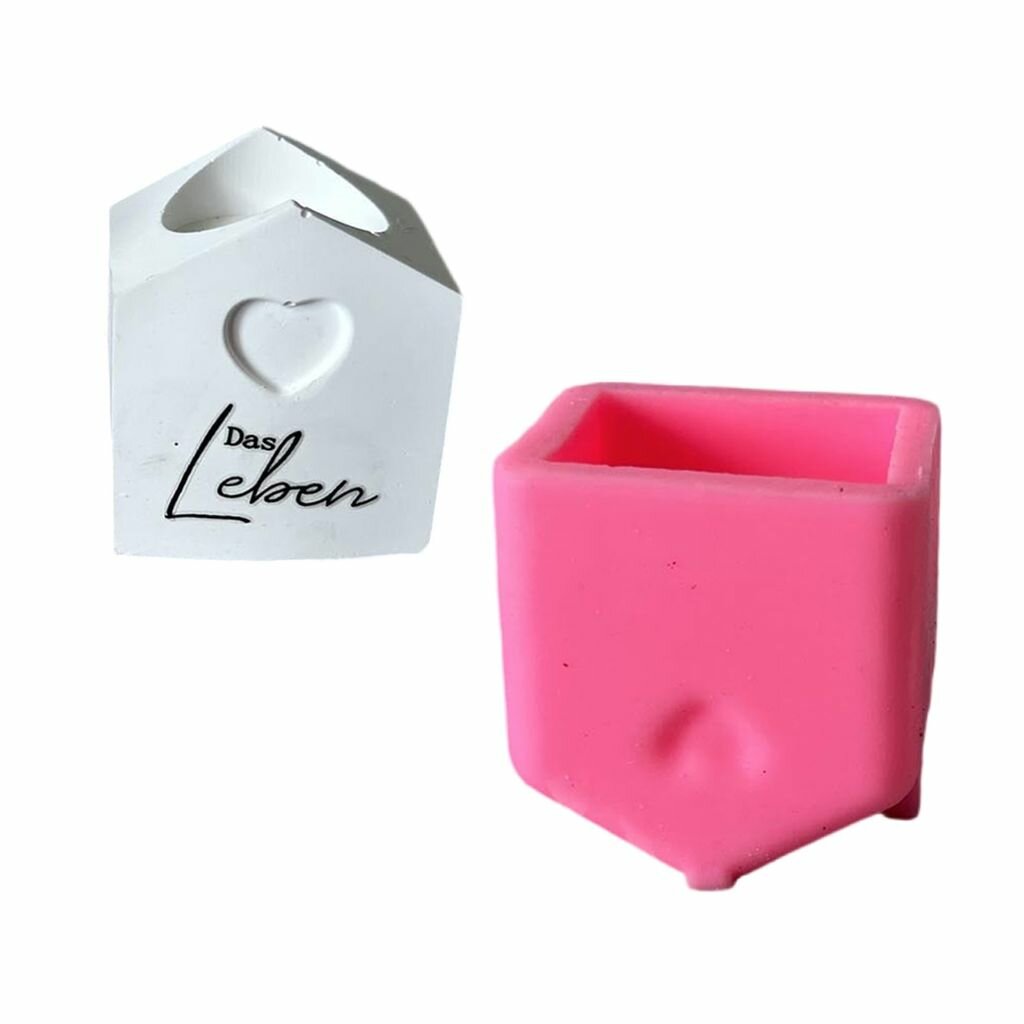 Силиконовые формы для свечников "Домик"