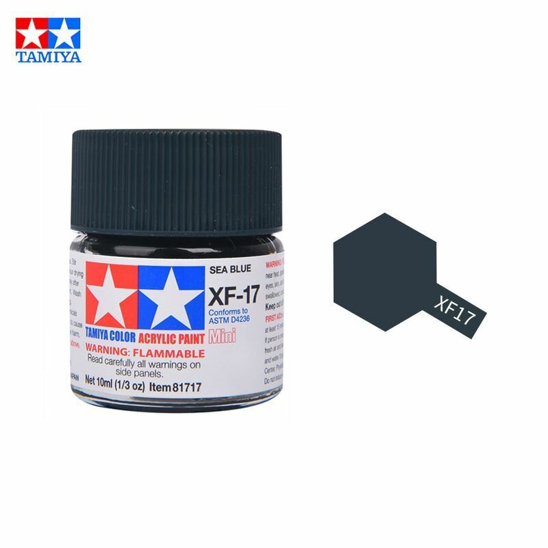 Tamiya XF1-XF93 Покраска моделей Водяной лак матовый 10 мл
