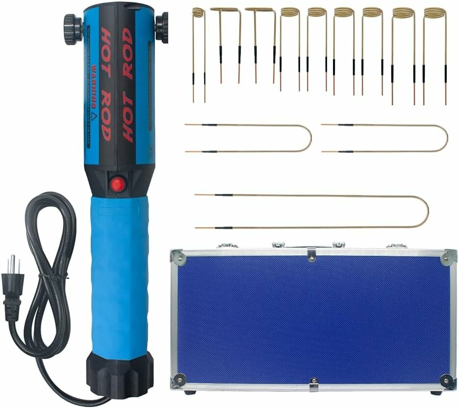 Индукционный нагреватель для снятия болтов — ручной магнитный индукционный нагреватель мощностью 1200 Вт, 220 В, с 12 катушками для снятия ржавых винтов