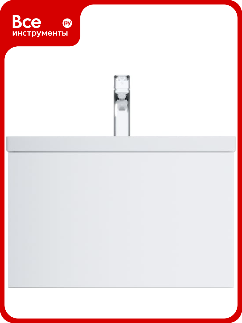 База под раковину AM.PM GEM подвесная, 60 см, 1 ящик push-to-open, M90FHX06021WG, 10 л, долговечные