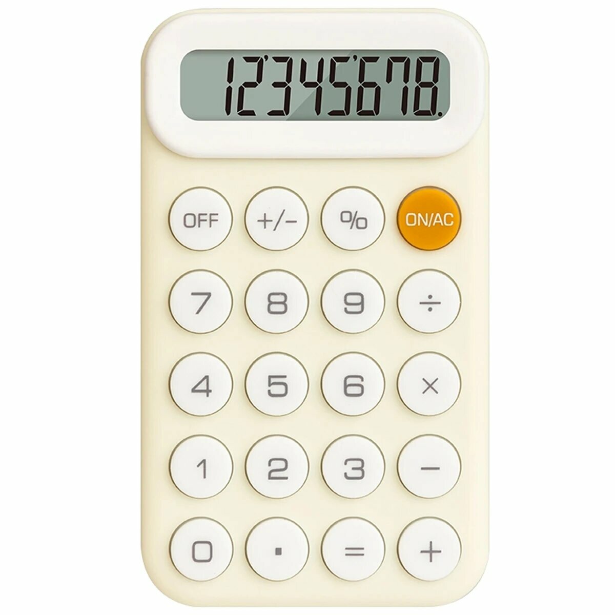 Калькулятор карманный Deli EM10 желтый 8-разр