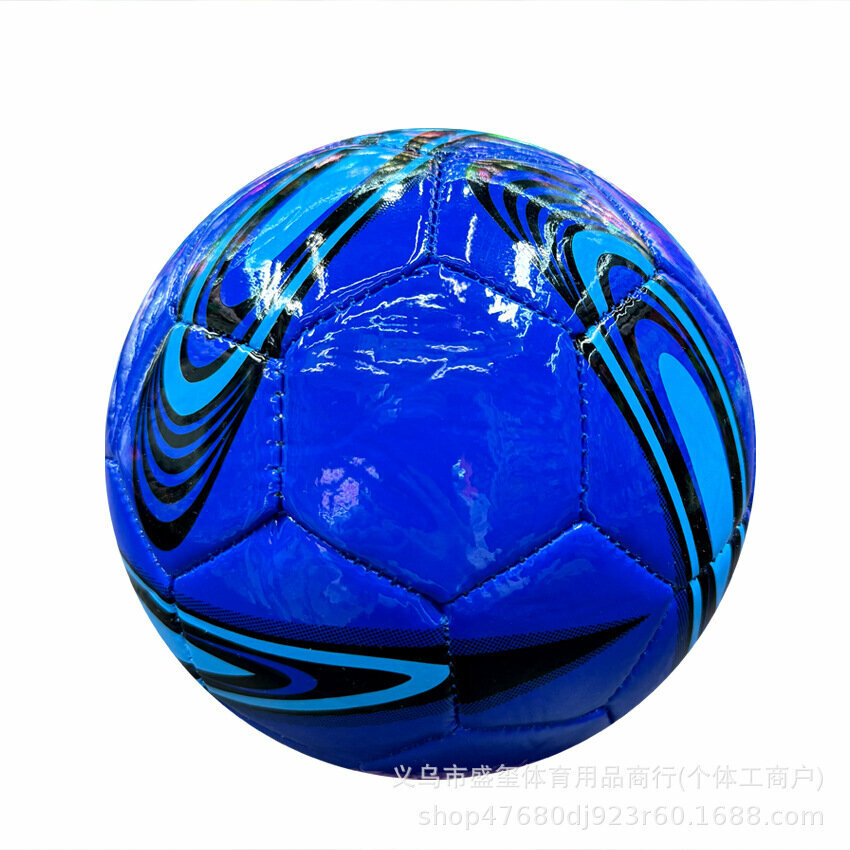 Игрушка-мяч головоломка, ПВХ, для детского машинного шитья, футбольный, №2, конусообразный, синий