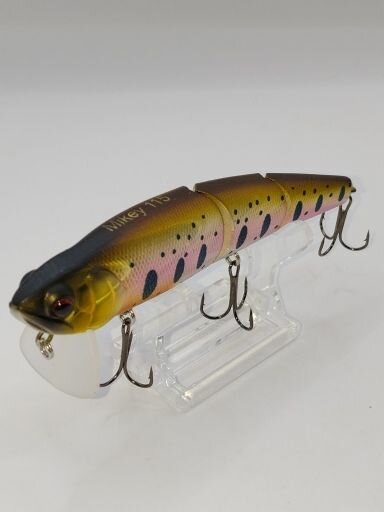Воблер Jackall Mikey 115mm, 20.5g, плавающий, свимбейт, для ловли хищника