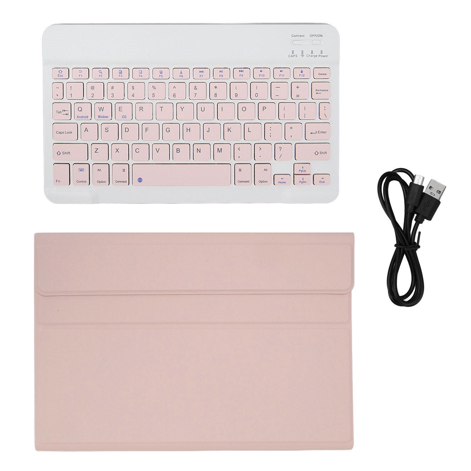 Чехол-клавиатура Bluetooth для планшета Lenovo Tab P11 Plus 2021 / P11 2020, магнитный, розовый