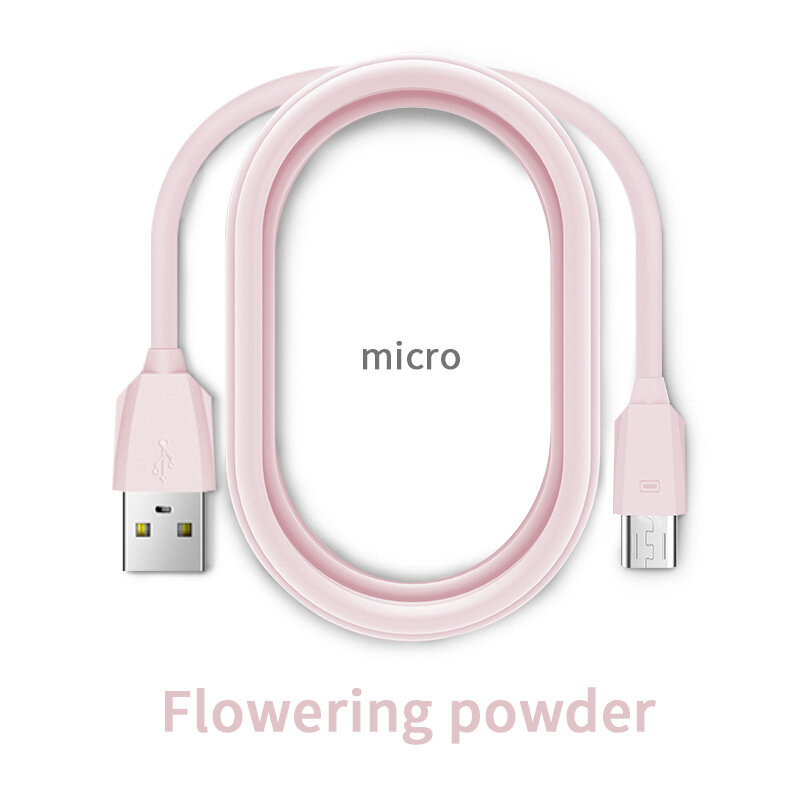 1 метр розовый Micro USB кабель для Android телефонов, быстрая зарядка, длина 1 метр, универсальное использование