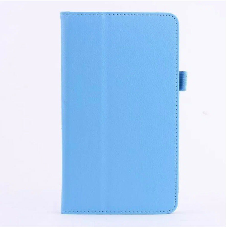 Защитный чехол-обложка MyPads с подставкой для Huawei MediaPad M5 Lite 10 (BAH2-L09/W09/AL10) голубой кожаный