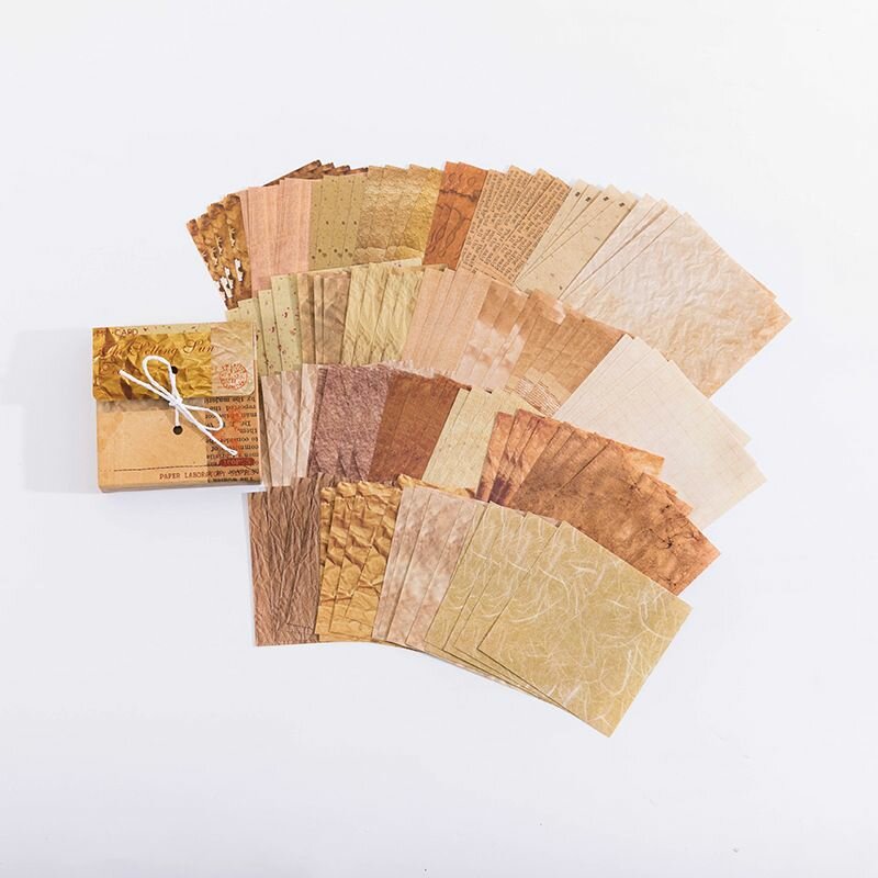 Бумага для скрапбукинга 8080 мм, 100 листов Retro Creative Lab Series декоративная бумага для заметок и рукоделия, яркие цвета и высокая плотность для открыток, альбомов и декора