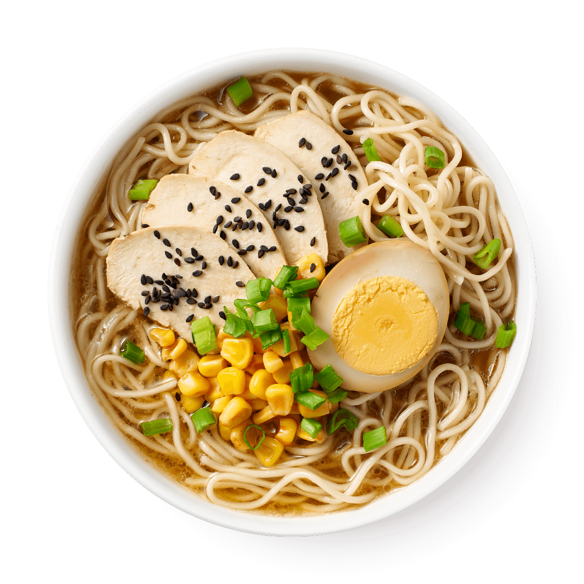 Рамен J'Pan с курицей су-вид и кукурузой, пластиковая тарелка, 360 г