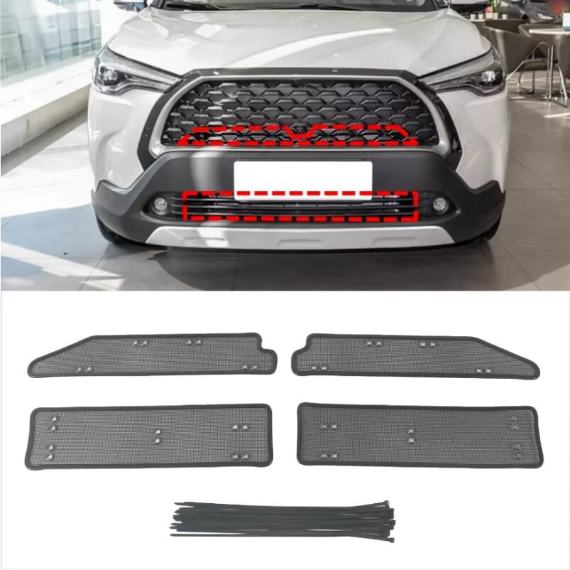 Сетка решетки радиатора Toyota Corolla Cross, camera A, 2021-2025
