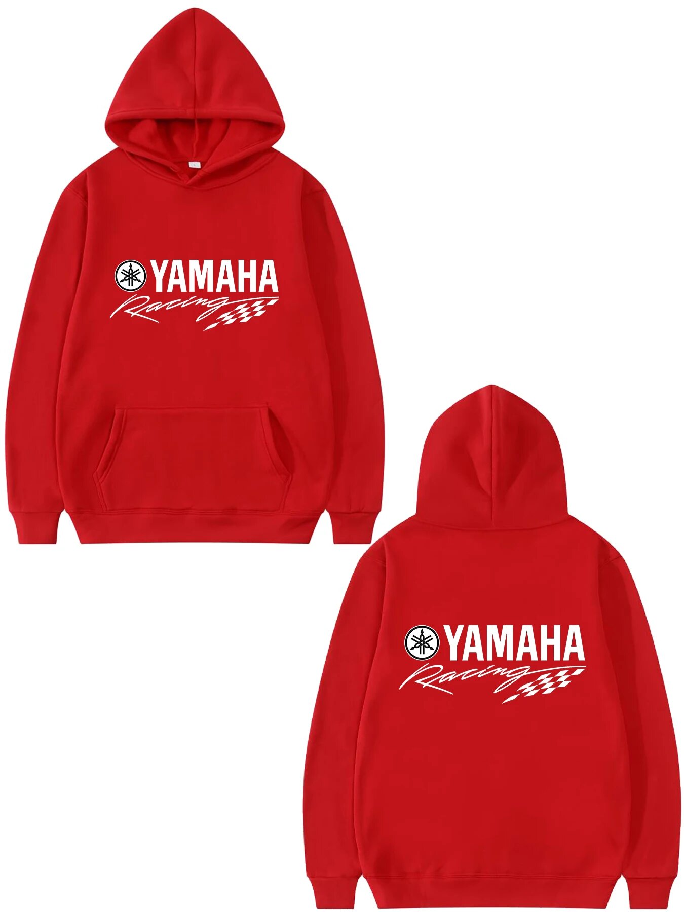 Yamaha мужская хлопковая толстовка с капюшоном