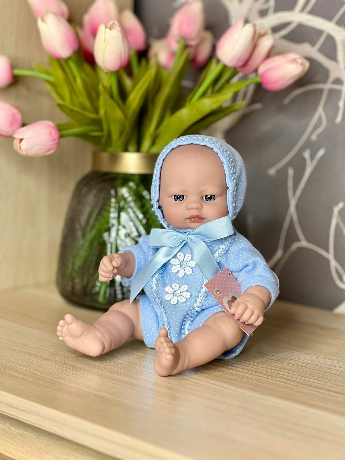 Кукла Berbesa виниловая 27см Recien Nacido (2511K2)
