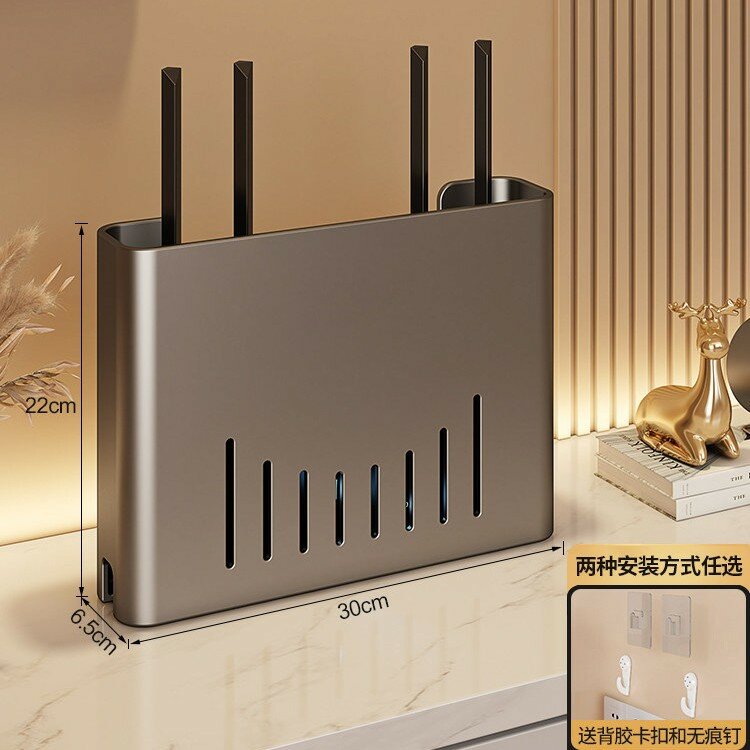 Стойка для роутера без сверления, настенный держатель для ТВ-бокса, WiFi-хранилище, настенная полка