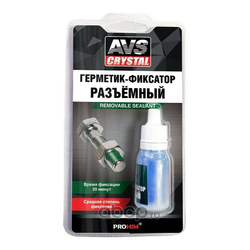 Герметик-фиксатор AVS A78356S, анаэробный, средней фиксации, 6мл