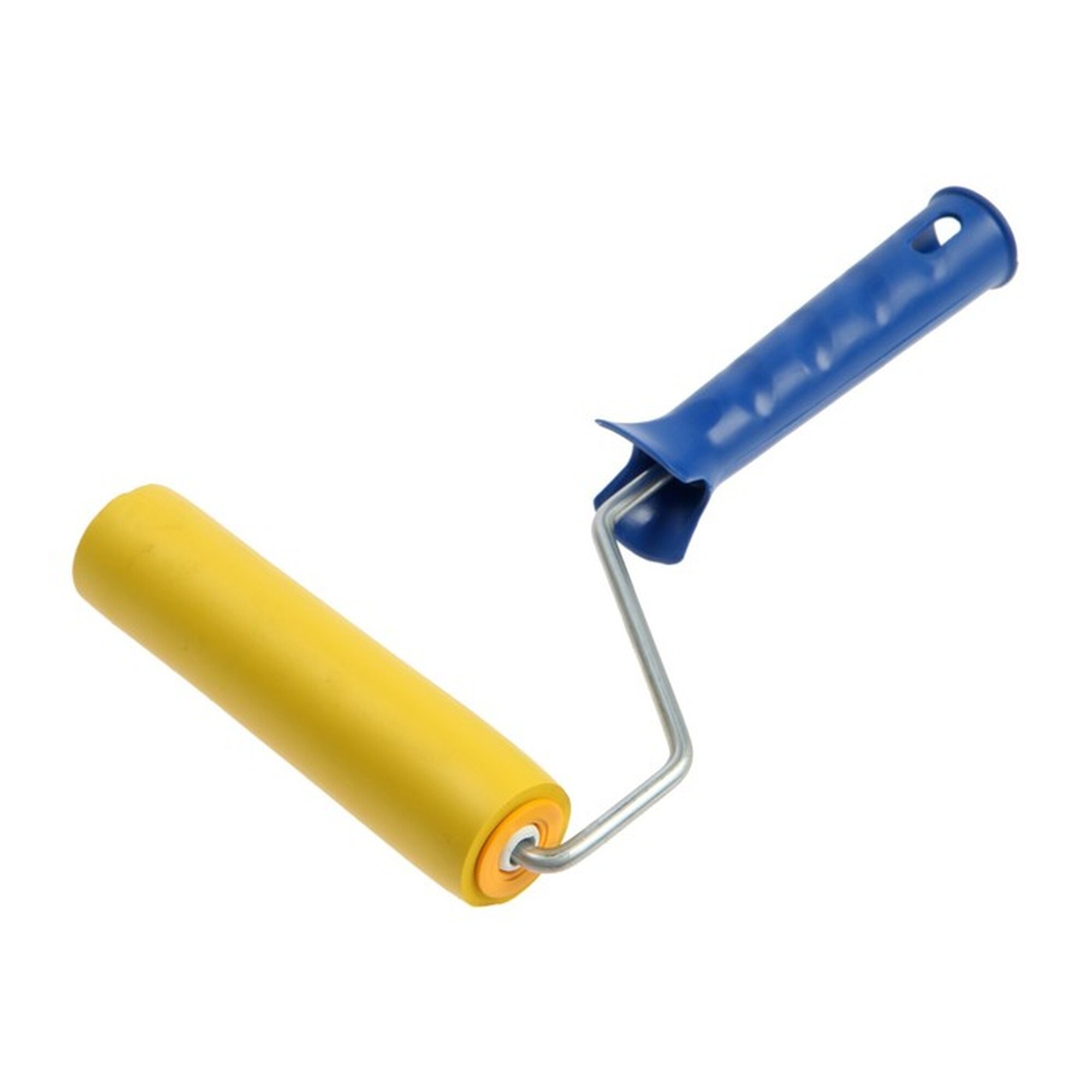 Валик прижимной Тундра, резина, пластик, 150мм, телескопическая ручка