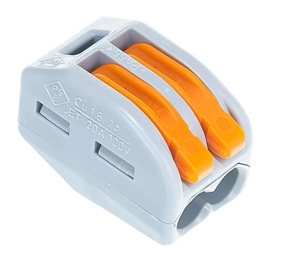 Электро соединитель проводов WAGO универсальный на 3 зажимной 222-413