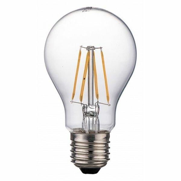 Лампа светодиодная лисма 4 Вт, цоколь Е27, форма А50, белый свет, матовая